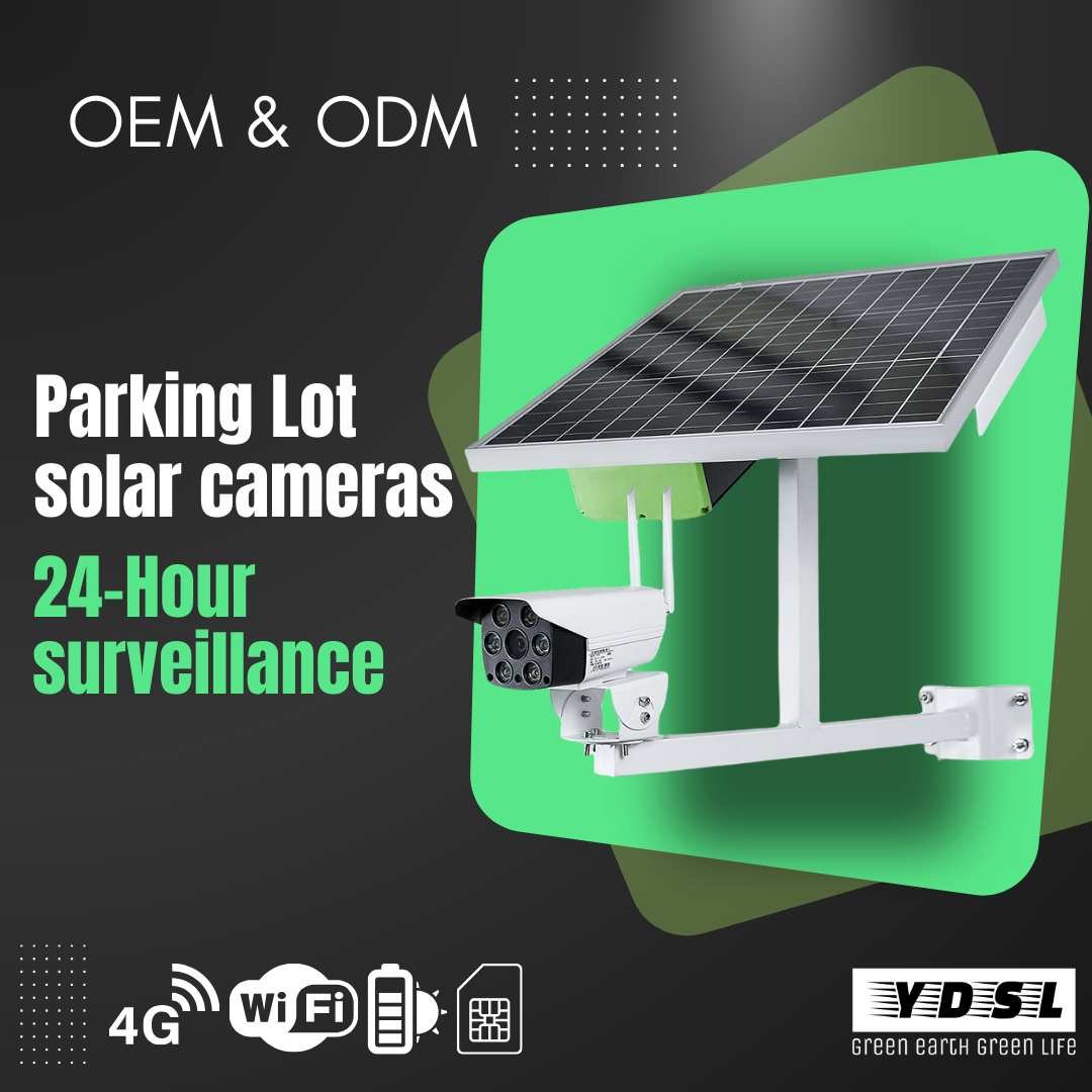 Parking Lot Solar Cameras With 24-hour Surveillance | YDSL