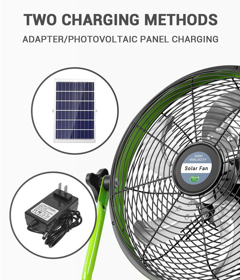 Solar Ceiling Fan With Led Light | YDSL